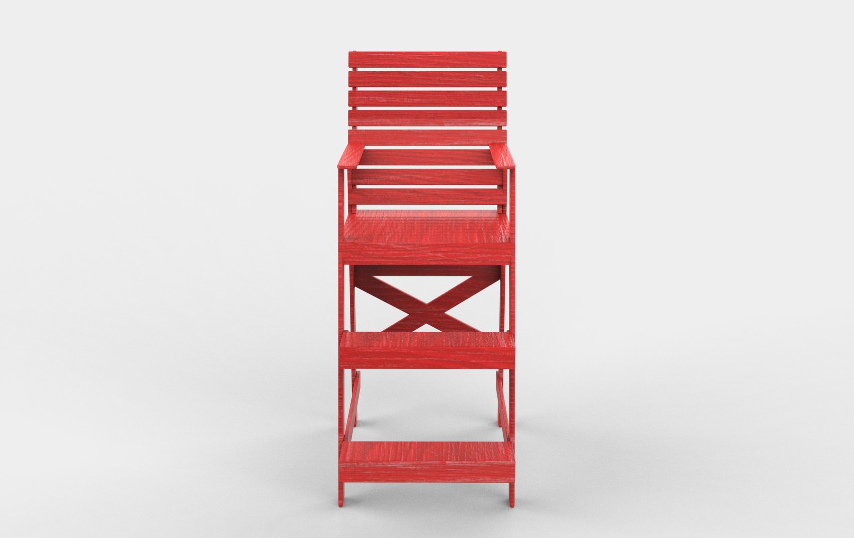 3D Lifeguard Chair 3D Model Model - TurboSquid 2344384