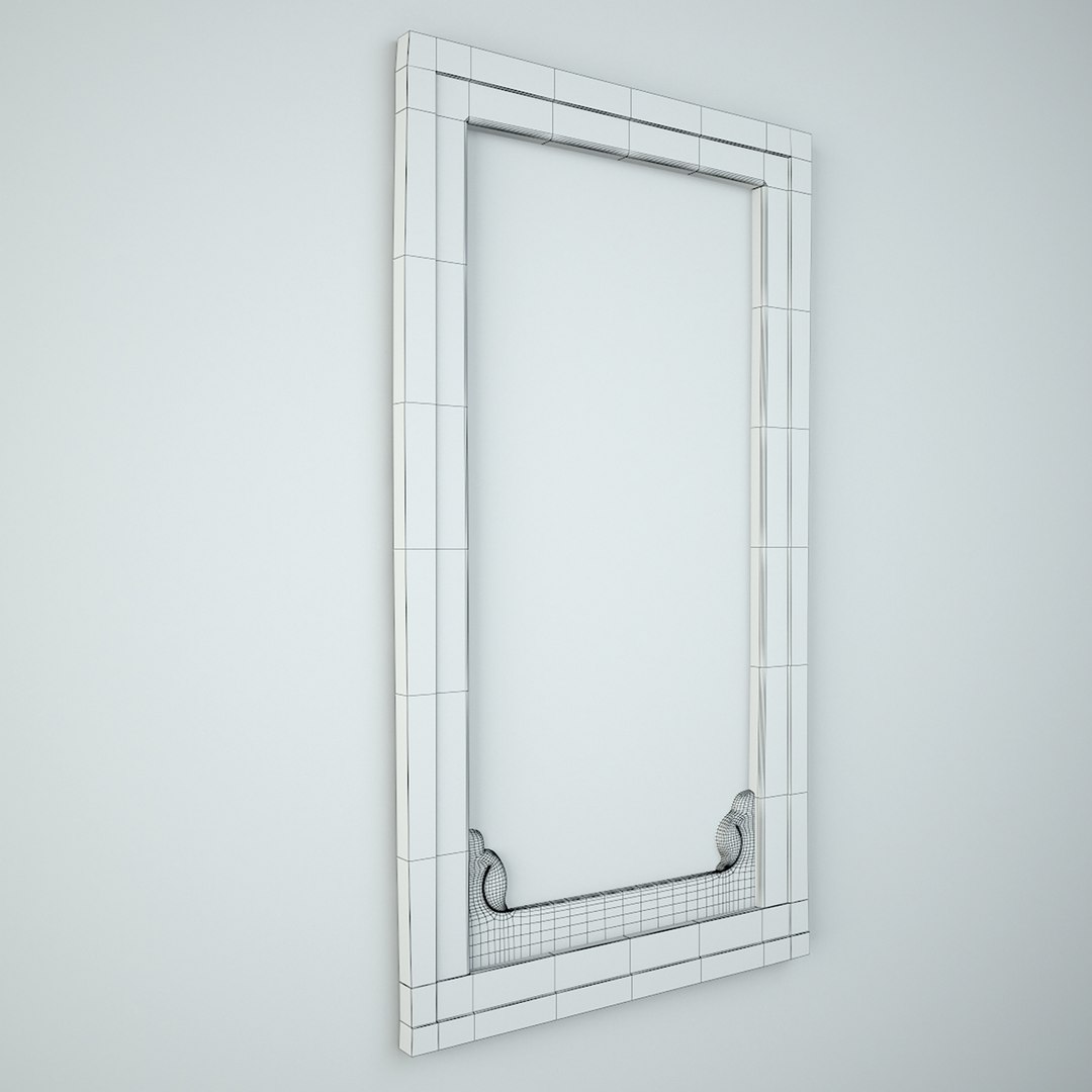 Antique Raja Window Mirror 3D Model - TurboSquid 2129443