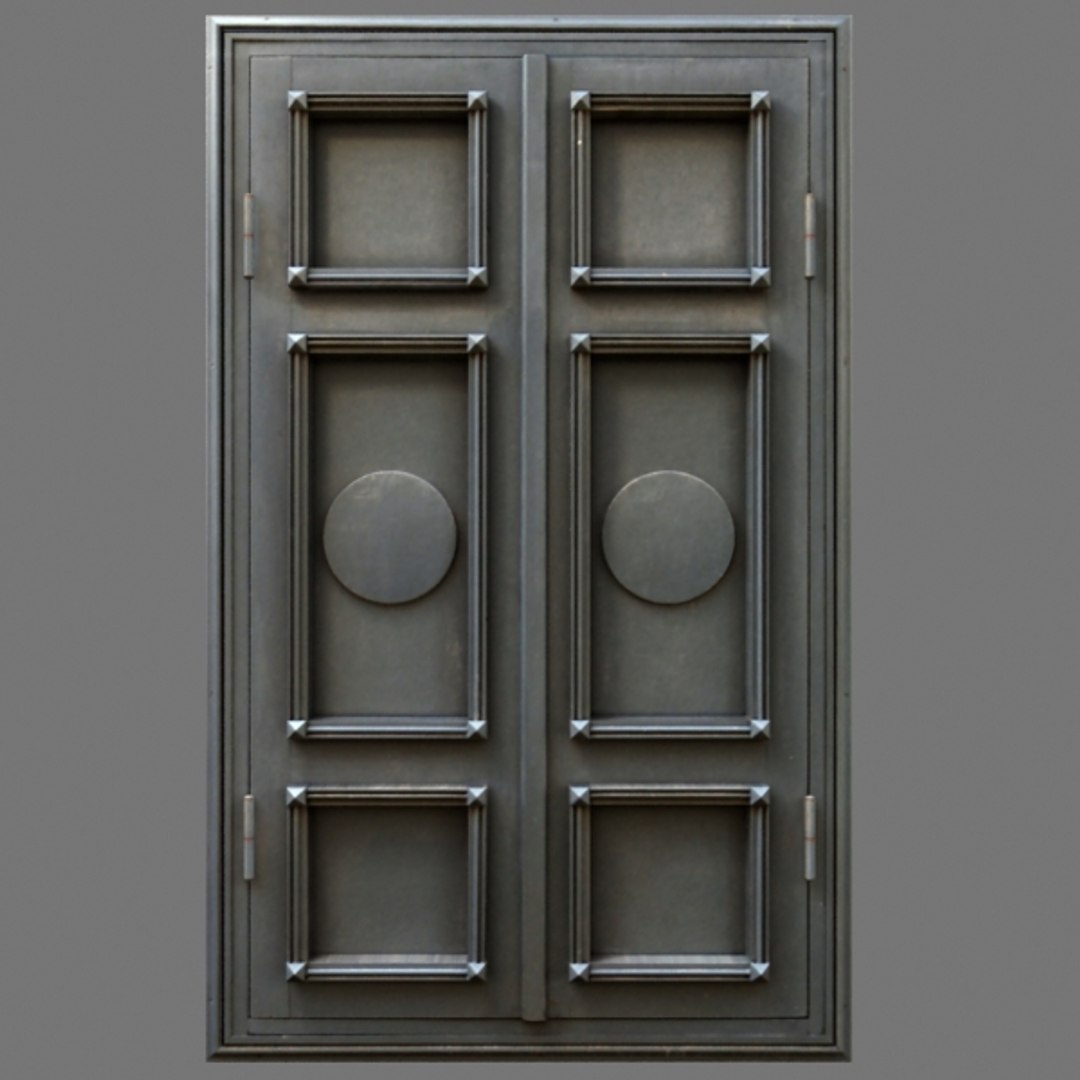 obj door dark weathered