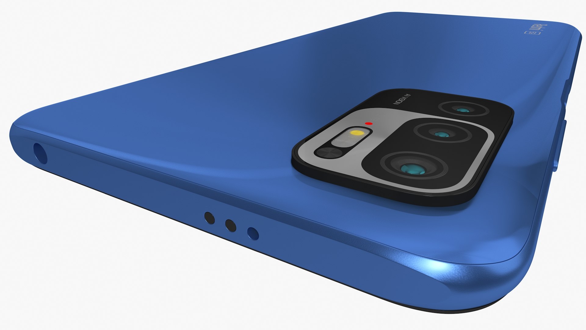 Xiaomi Redmi Note 10 5G Nighttime Blue Model - TurboSquid 1731800