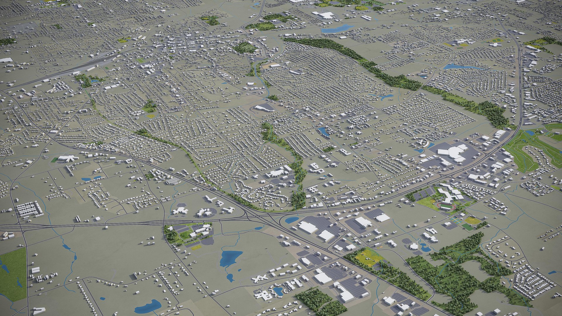 Longview Surrounding - Model - TurboSquid 1559410