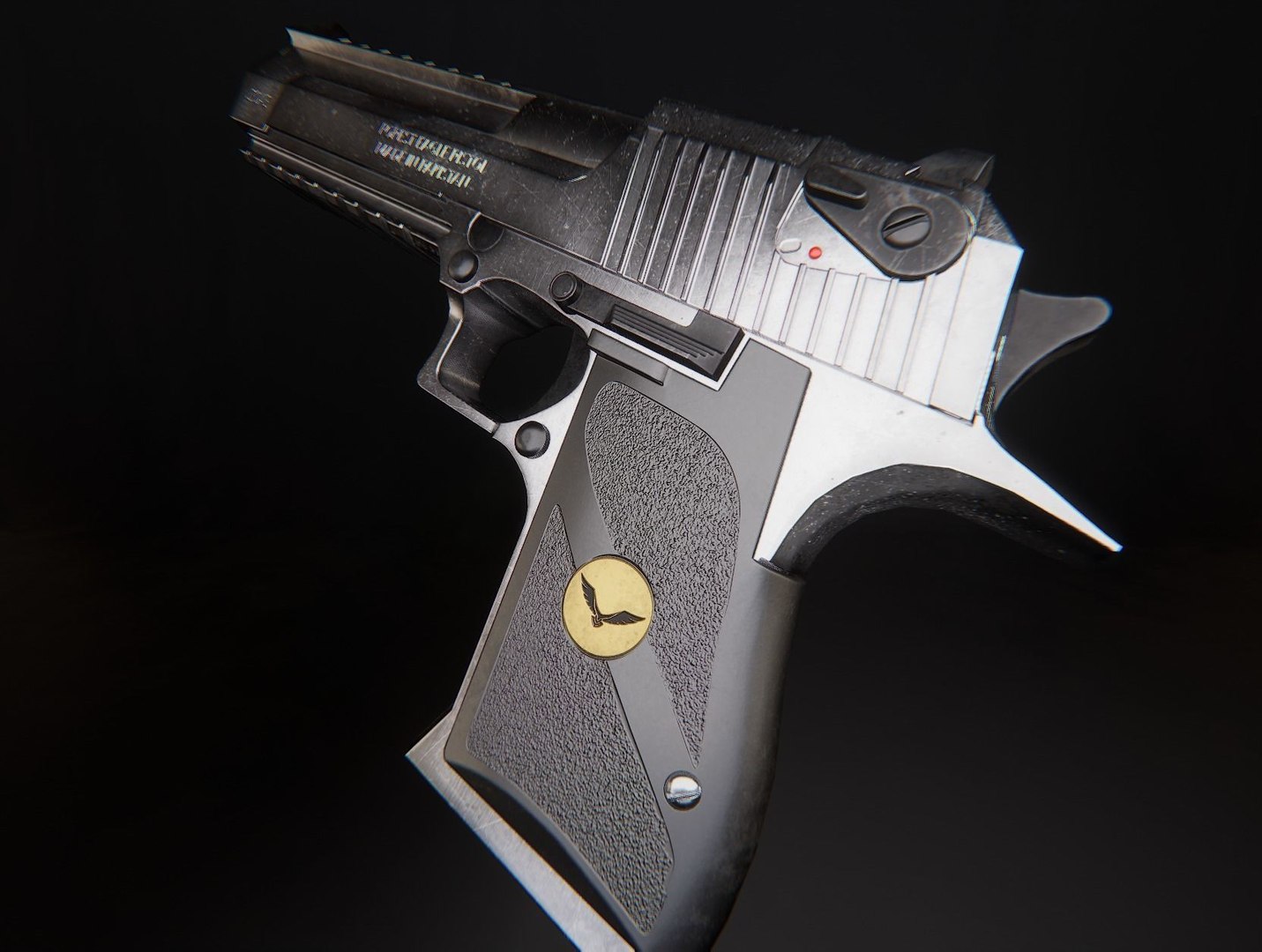 Deagle AAA Game Ready PBR Low-poly 3D model model - TurboSquid 2004430