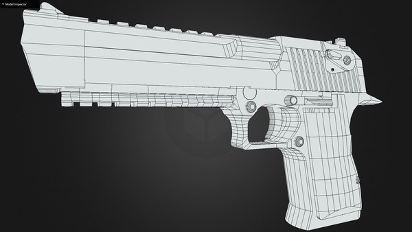 Deagle AAA Game Ready PBR Low-poly 3D model model - TurboSquid 2004430