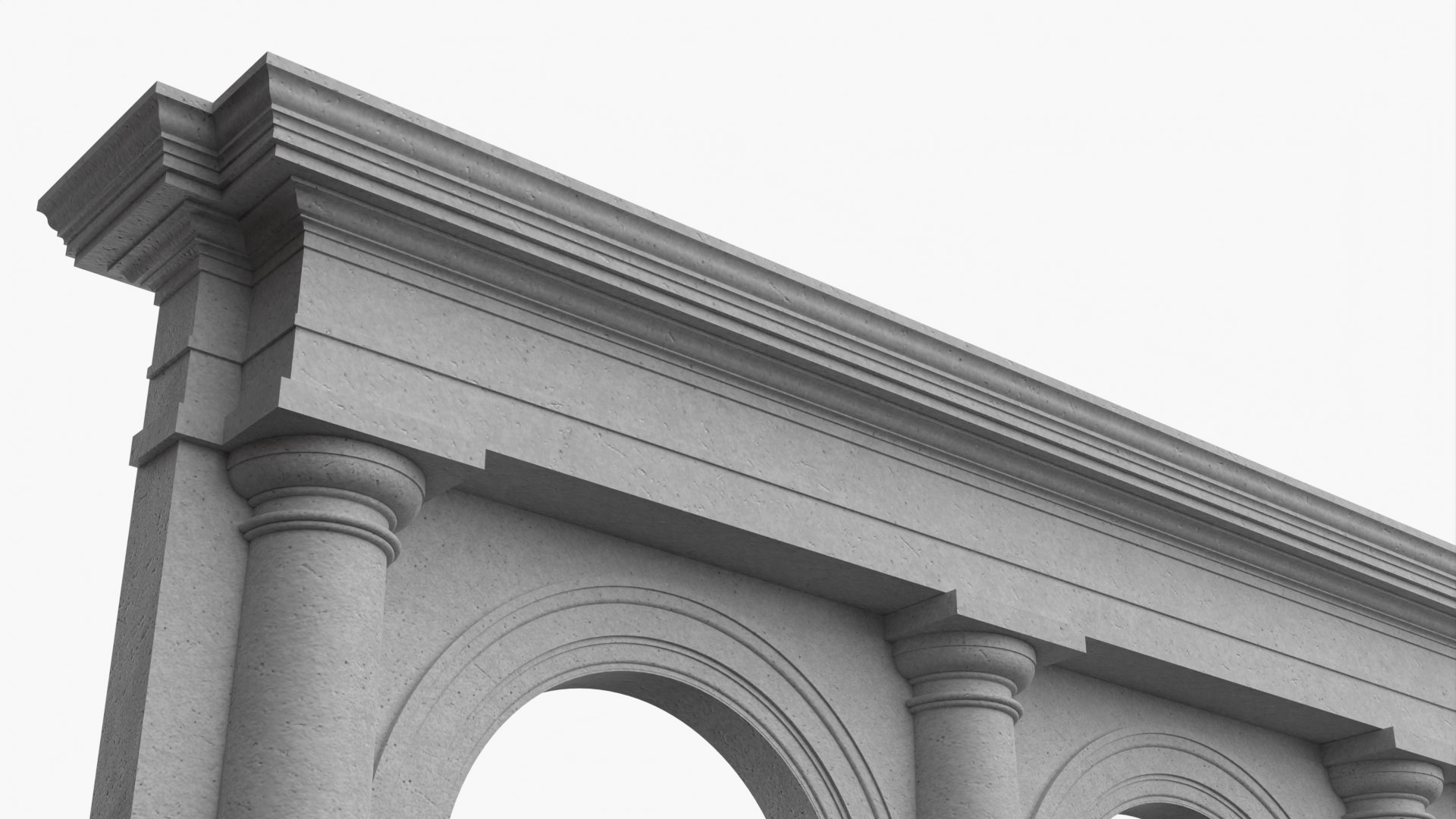 3D Triple Arch 012 Model - TurboSquid 2093782