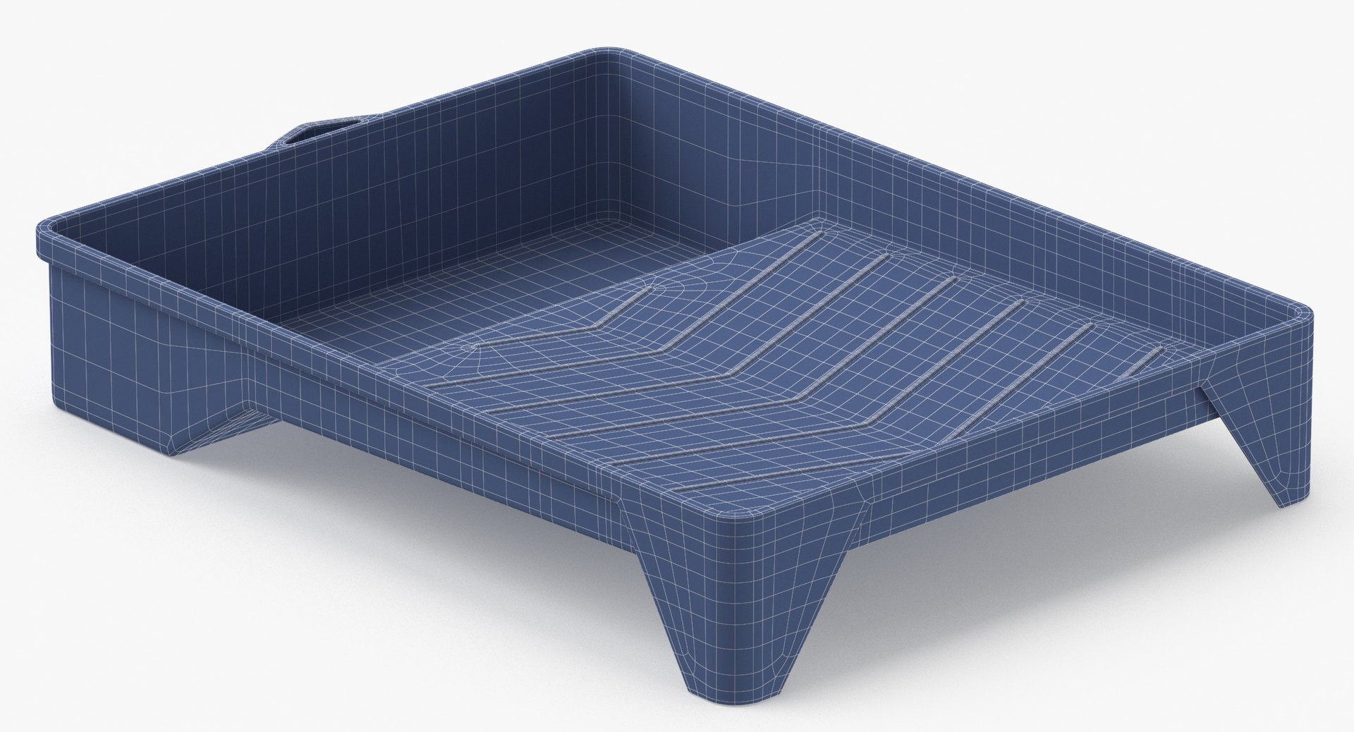 Paint Tray Plastic Clean And Dirty(1) 3D Model - TurboSquid 2097598