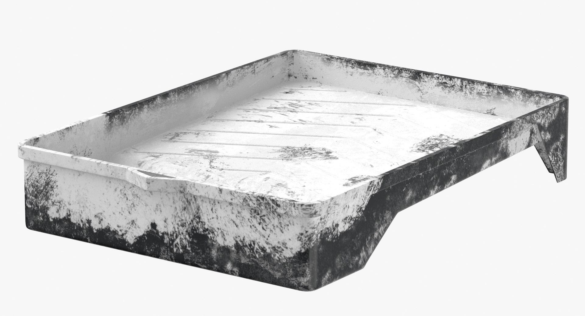 Paint Tray Plastic Clean And Dirty(1) 3D Model - TurboSquid 2097598