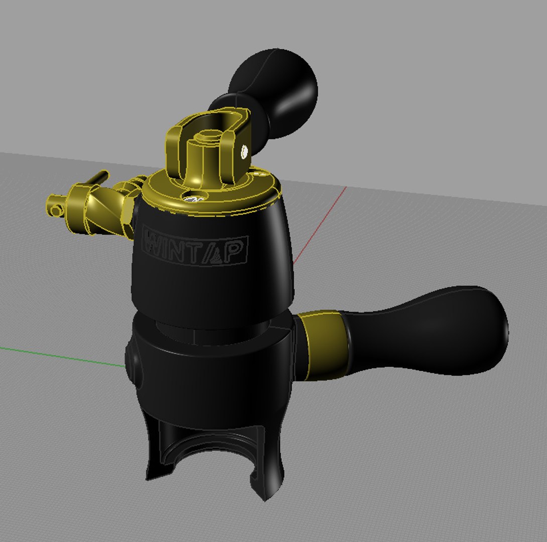 3d Model Of Beer Tap