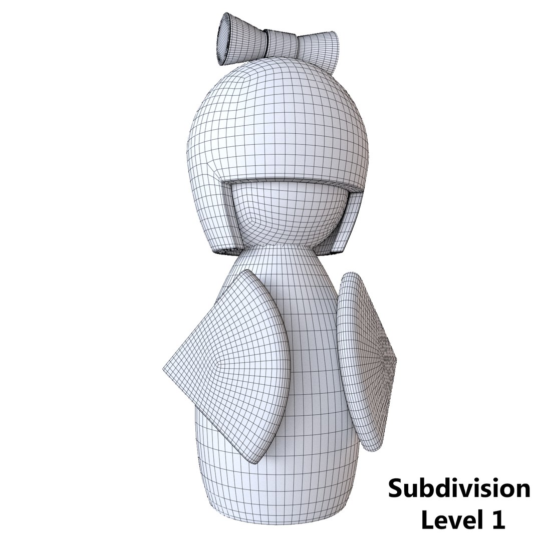3D Japanese Doll And Fortune Cats Collection Model - TurboSquid 1783007