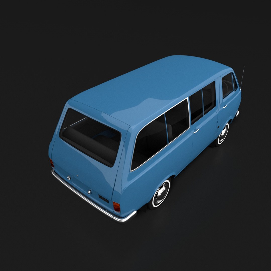 3D Model Toyota Hiace H10 - TurboSquid 2382297