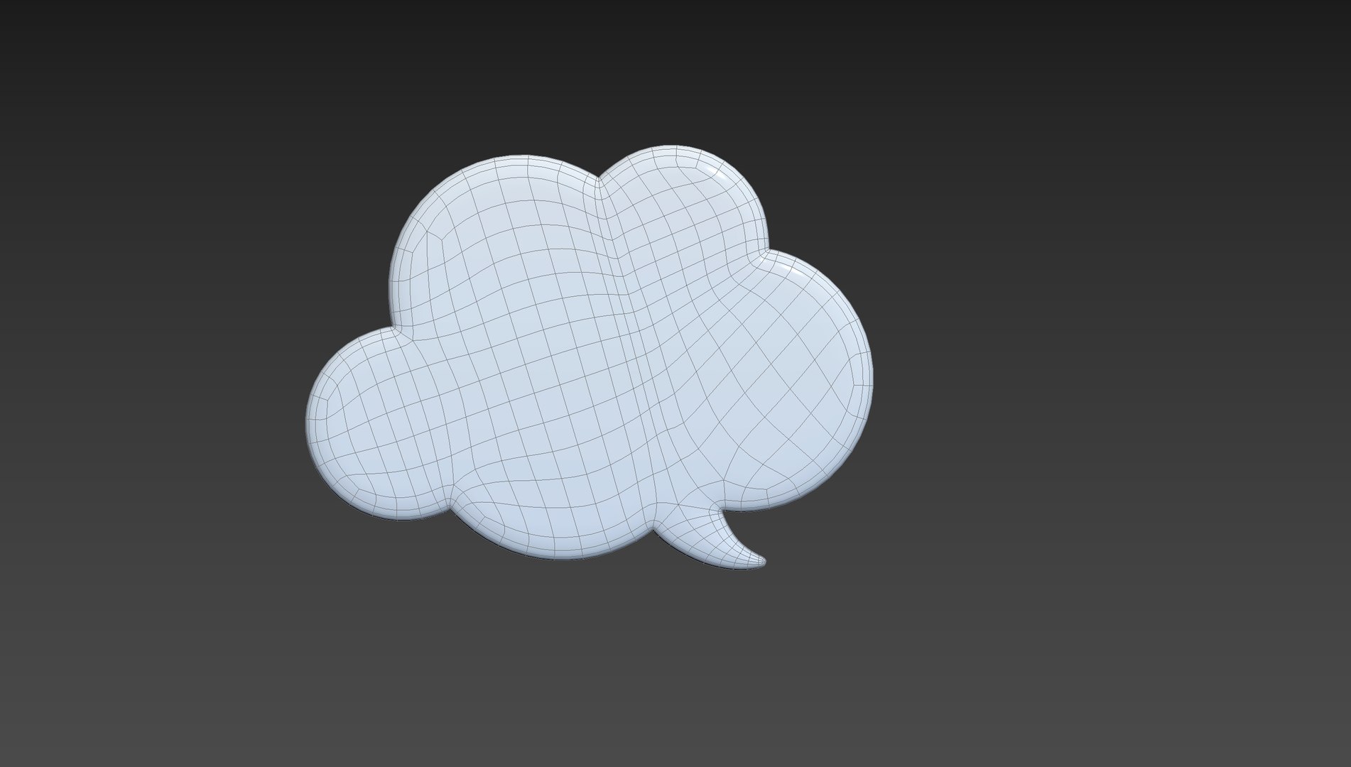 3D Symbol014 Speech Bubble model - TurboSquid 1996786