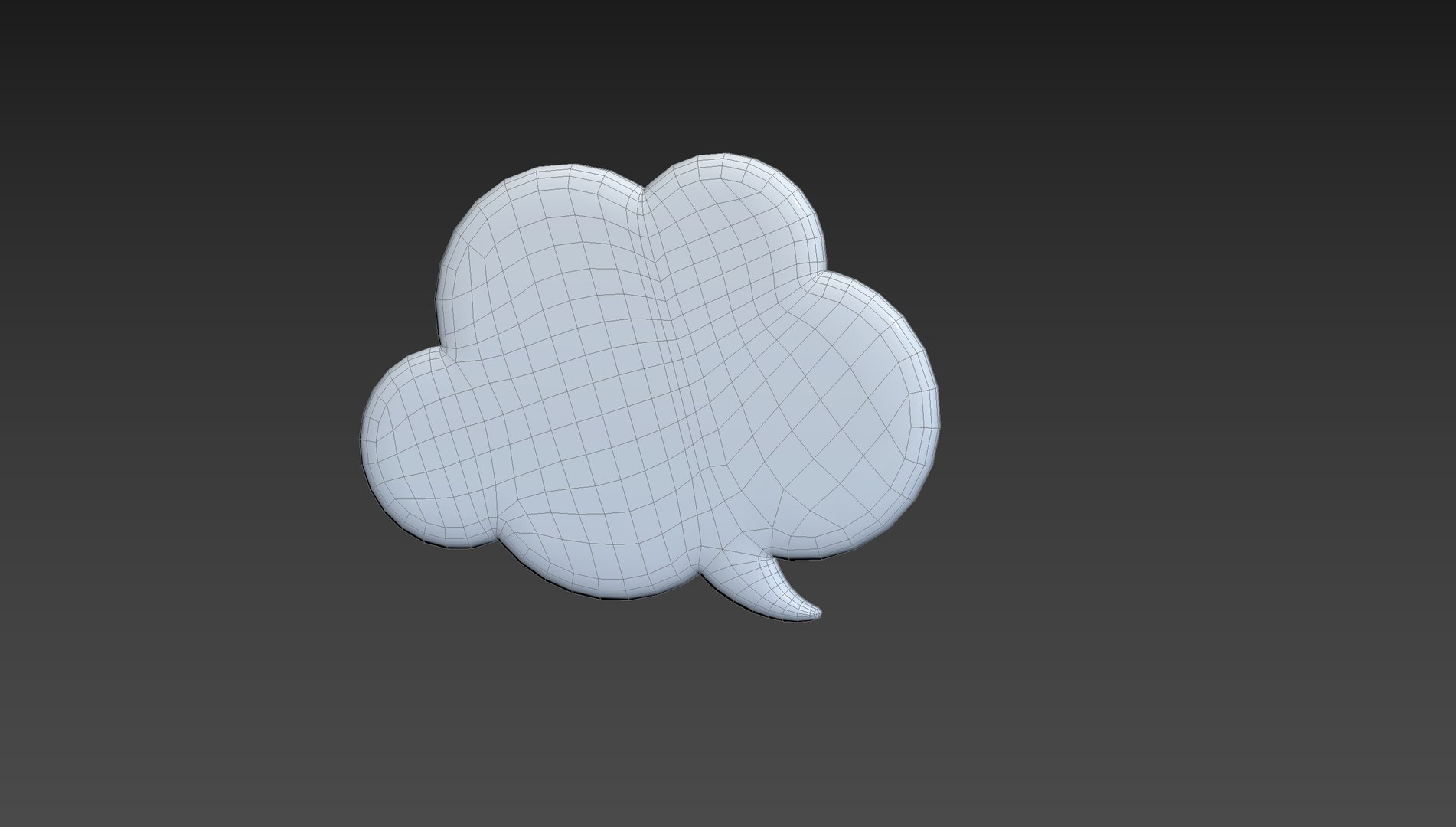 3D Symbol014 Speech Bubble model - TurboSquid 1996786
