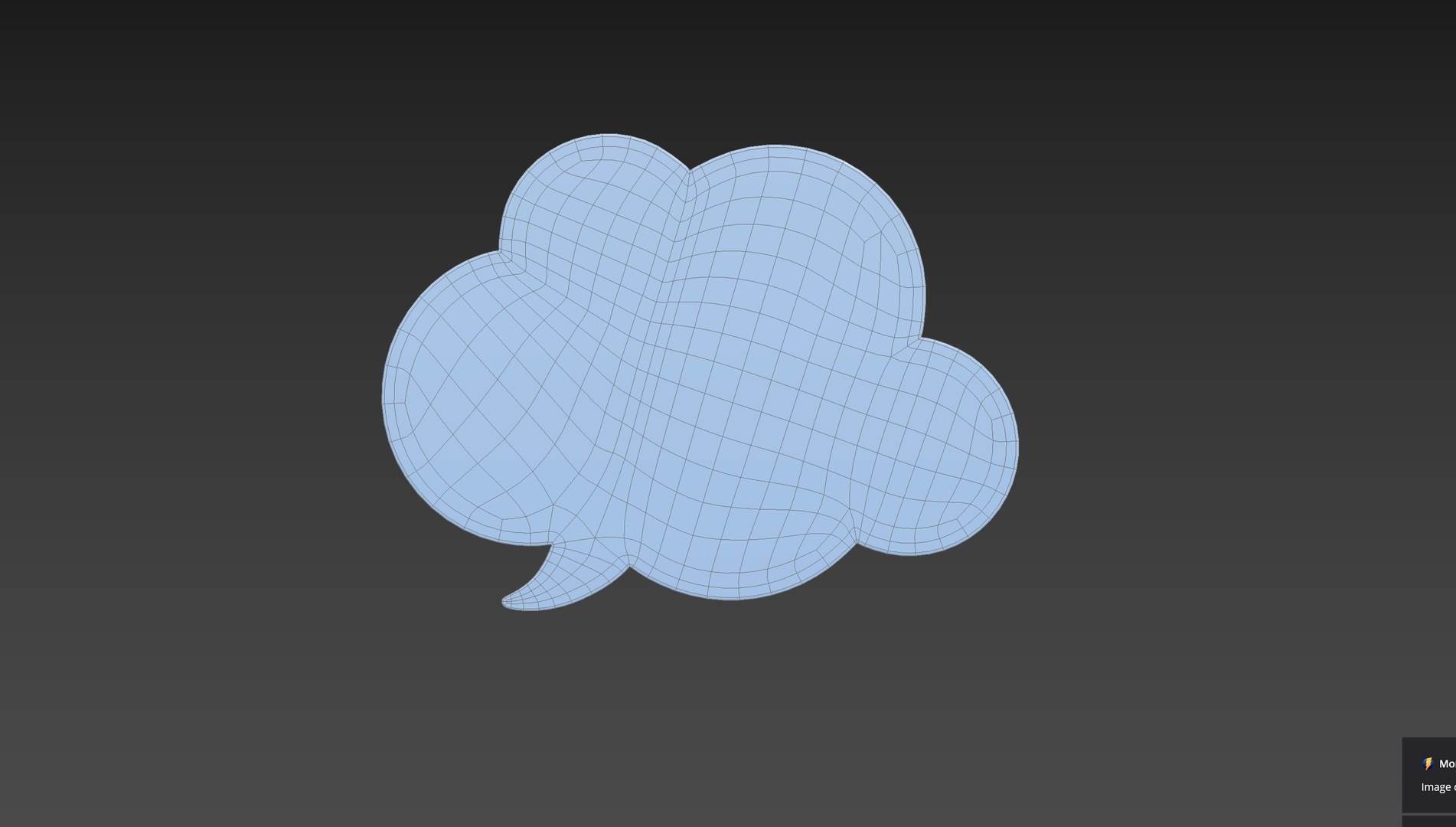 3D Symbol014 Speech Bubble model - TurboSquid 1996786