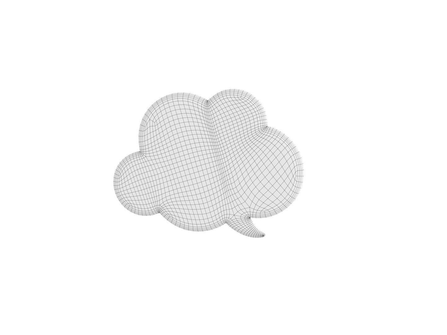 3D Symbol014 Speech Bubble Model - TurboSquid 1996786