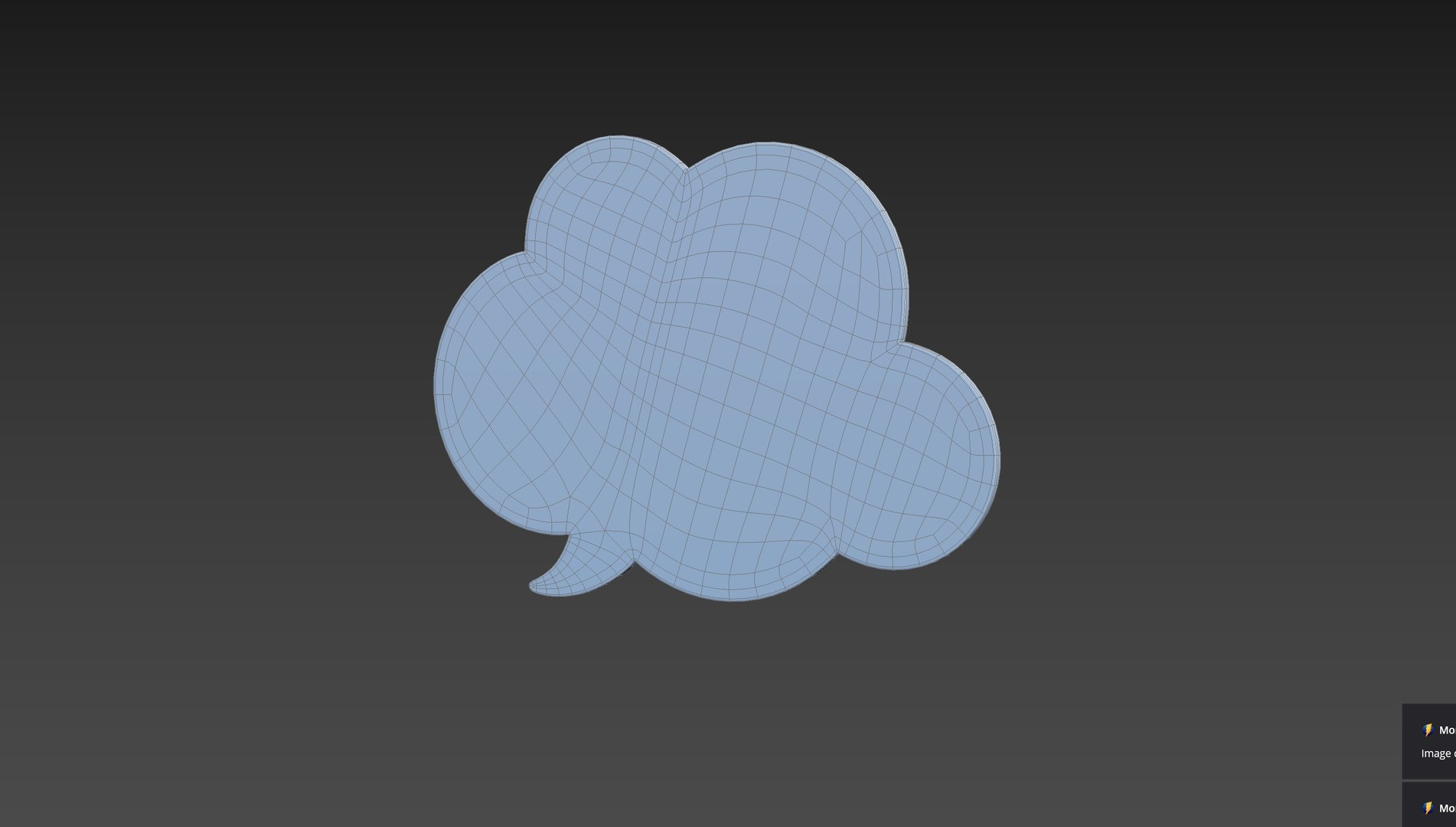 3D Symbol014 Speech Bubble model - TurboSquid 1996786