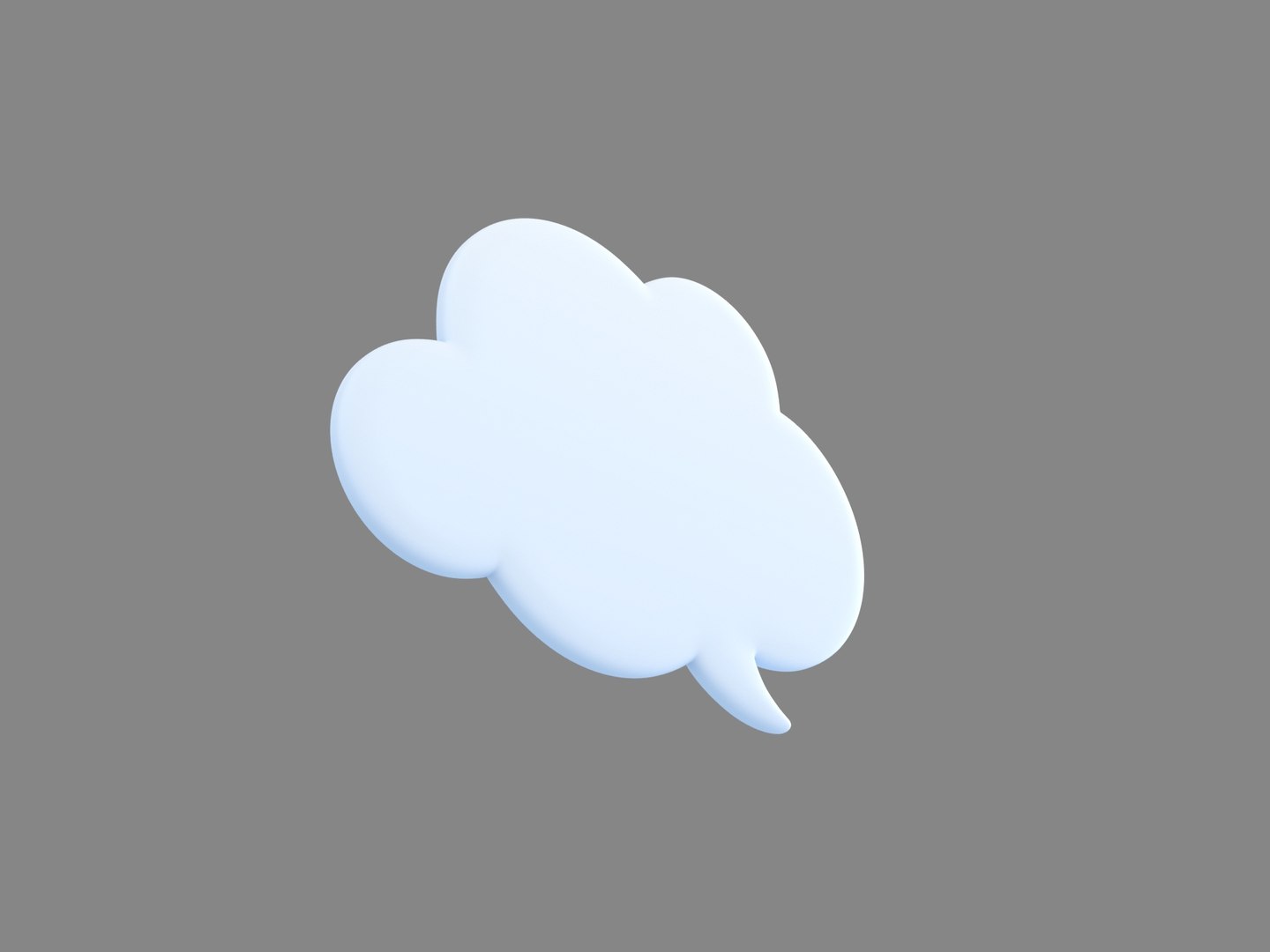 3D Symbol014 Speech Bubble Model - TurboSquid 1996786