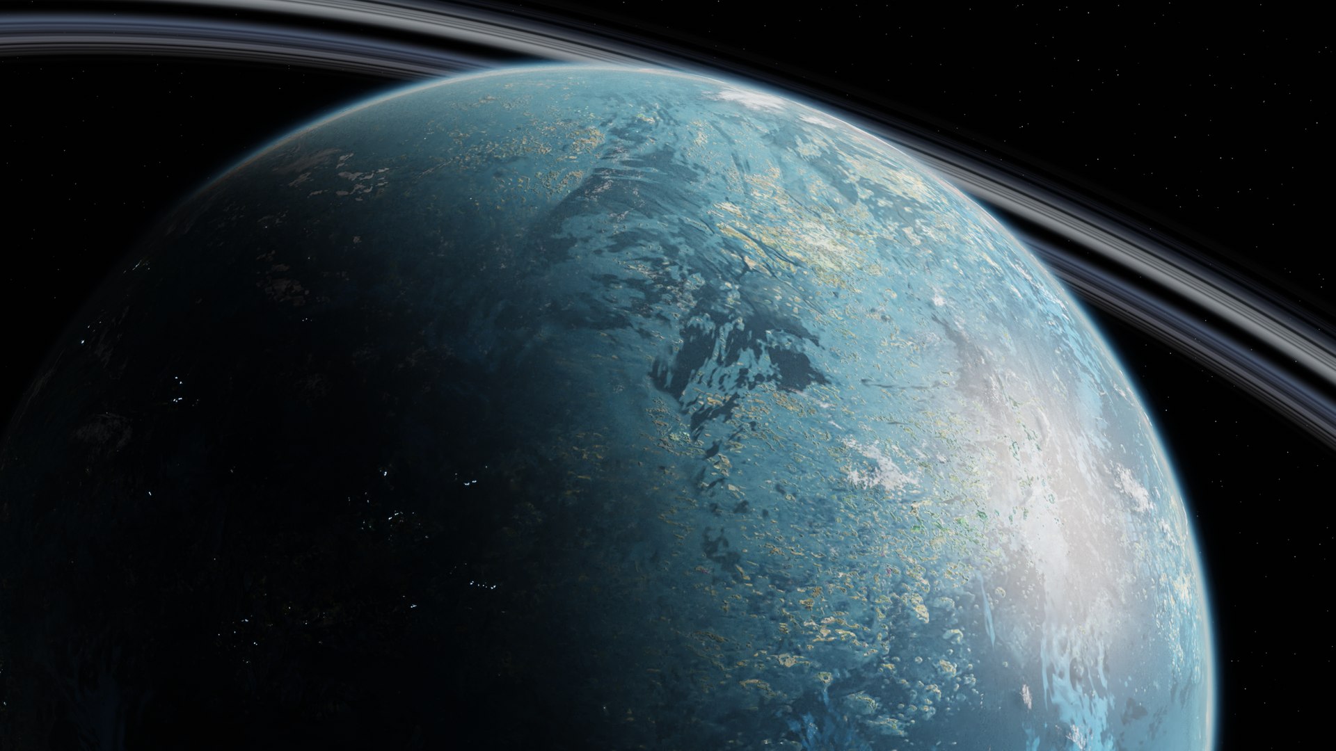 8K Alien Water Planet 3 3D Model - TurboSquid 1930482