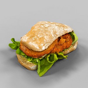 Chicken Sandwich 3D Models for Download | TurboSquid