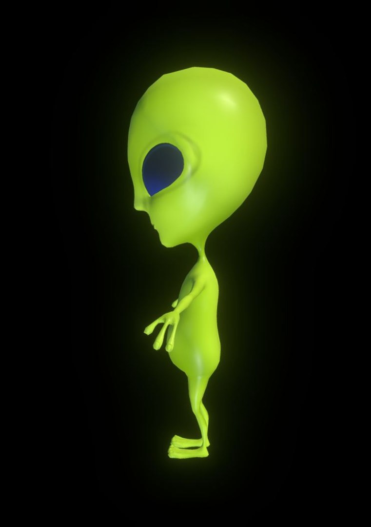 3D Alien Cartoon Ar - TurboSquid 1297448