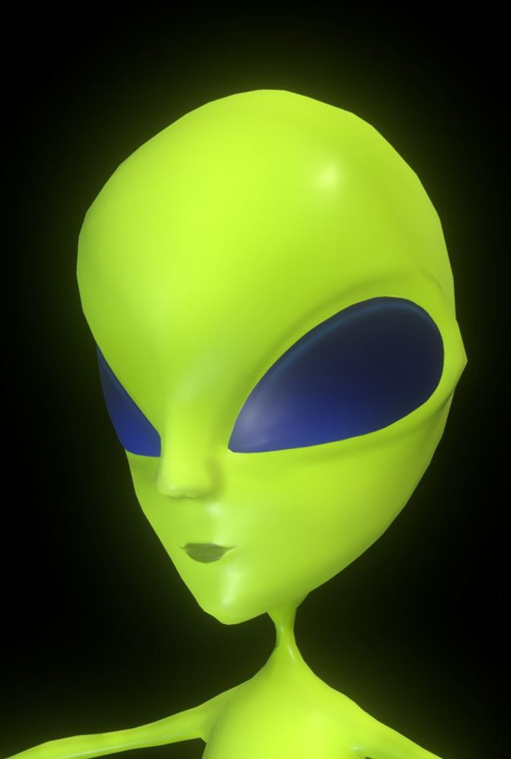3D Alien Cartoon Ar - TurboSquid 1297448