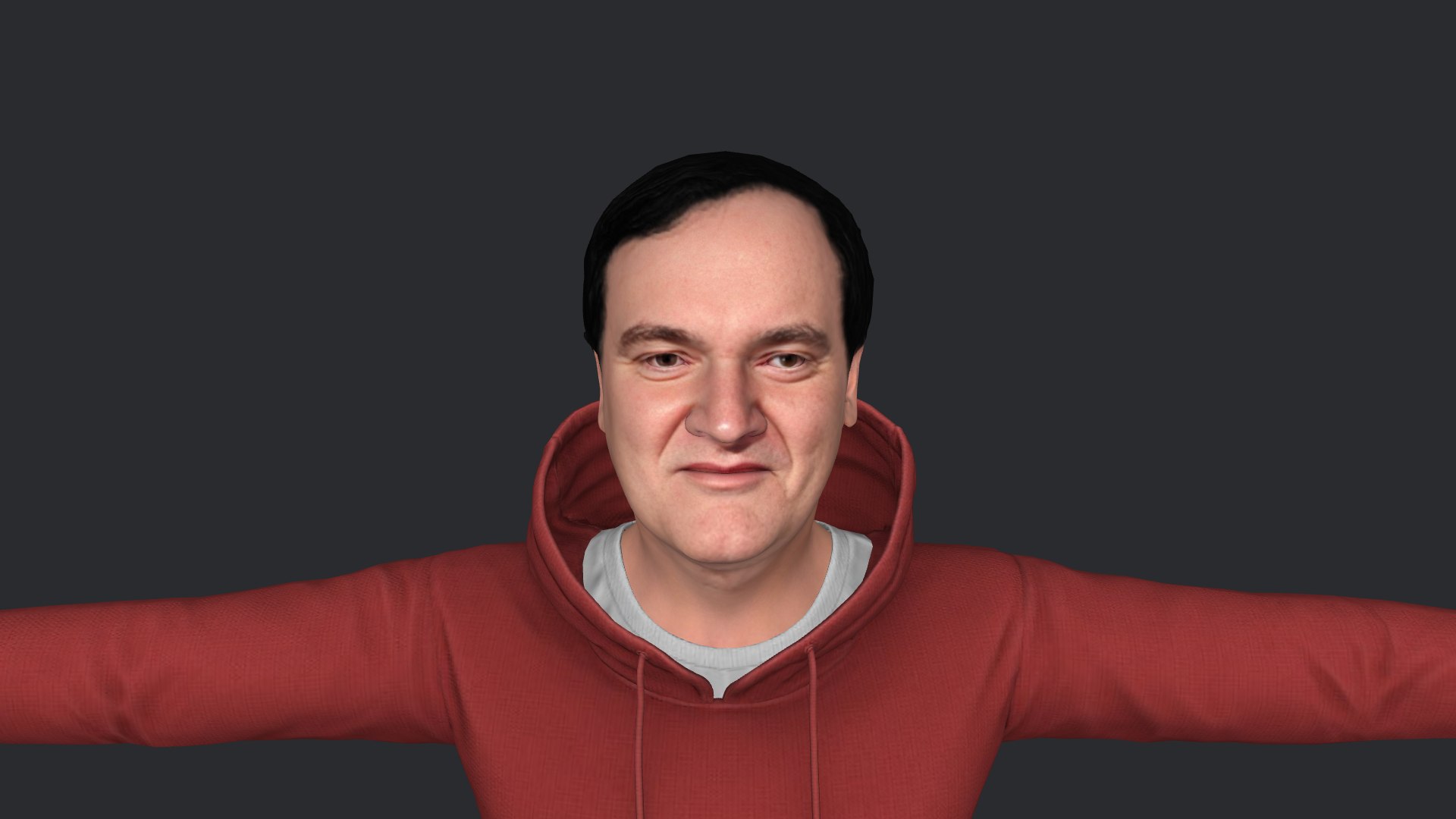 Quentin Tarantino Hyper Realistic Full Body Fully Rigged Character 3D ...