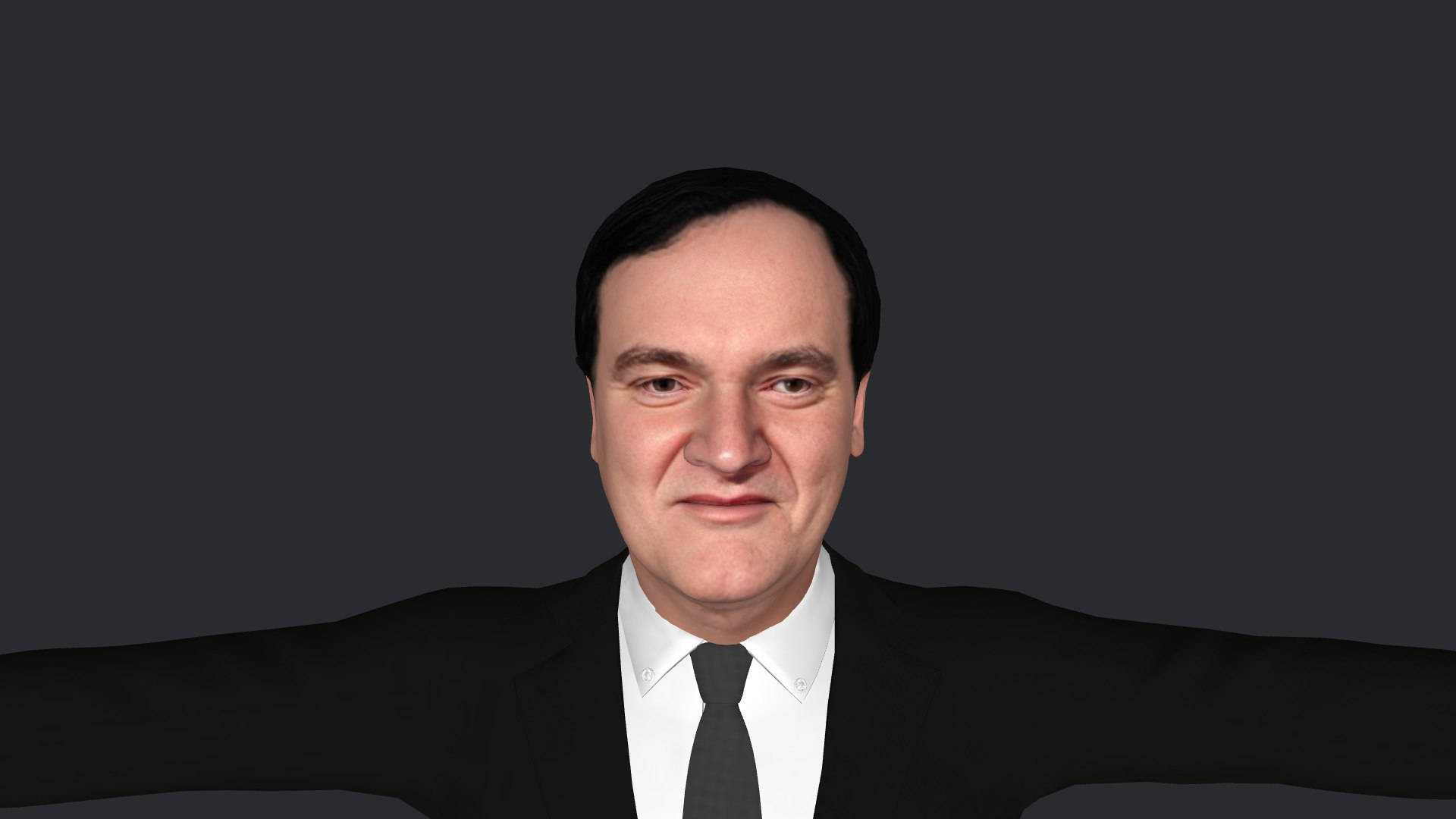 Quentin Tarantino Hyper Realistic Full Body Fully Rigged Character 3D ...