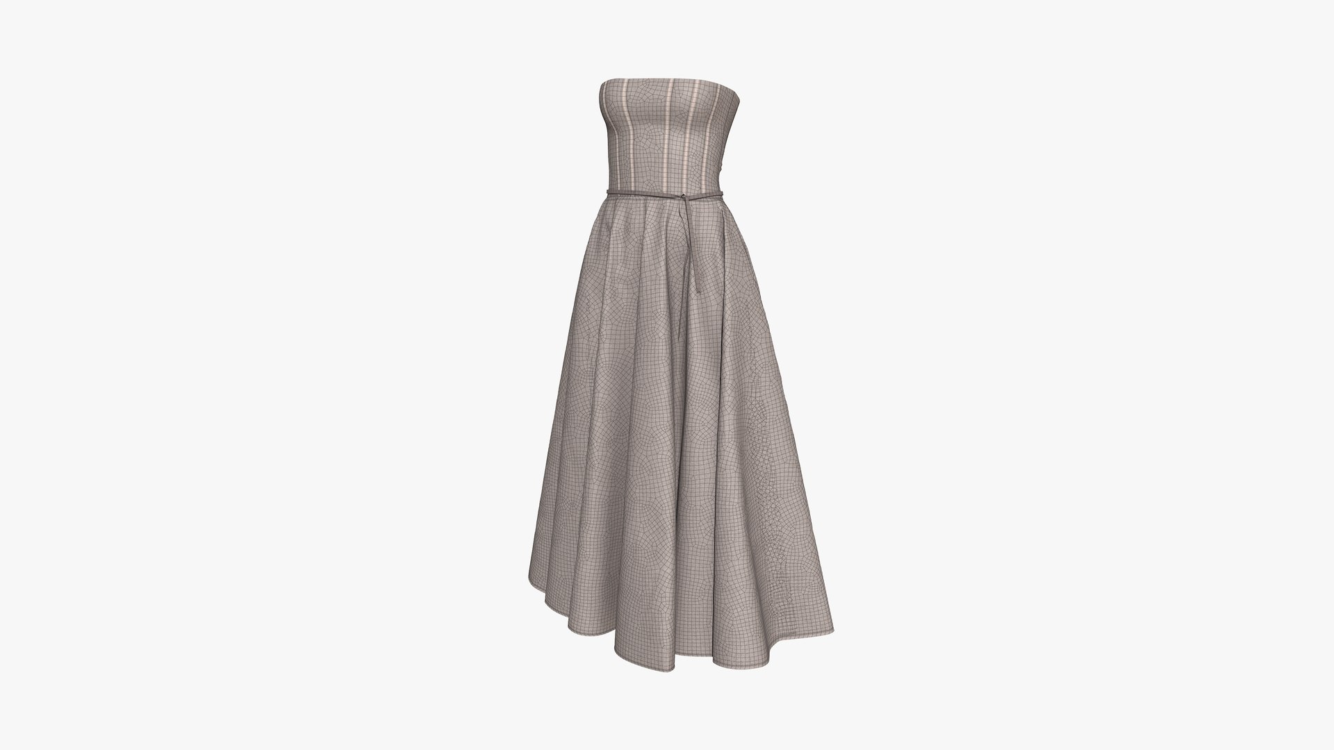 3D Dress Corset Model - TurboSquid 2319606