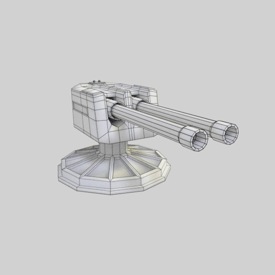 Sentry Turret 3d Model