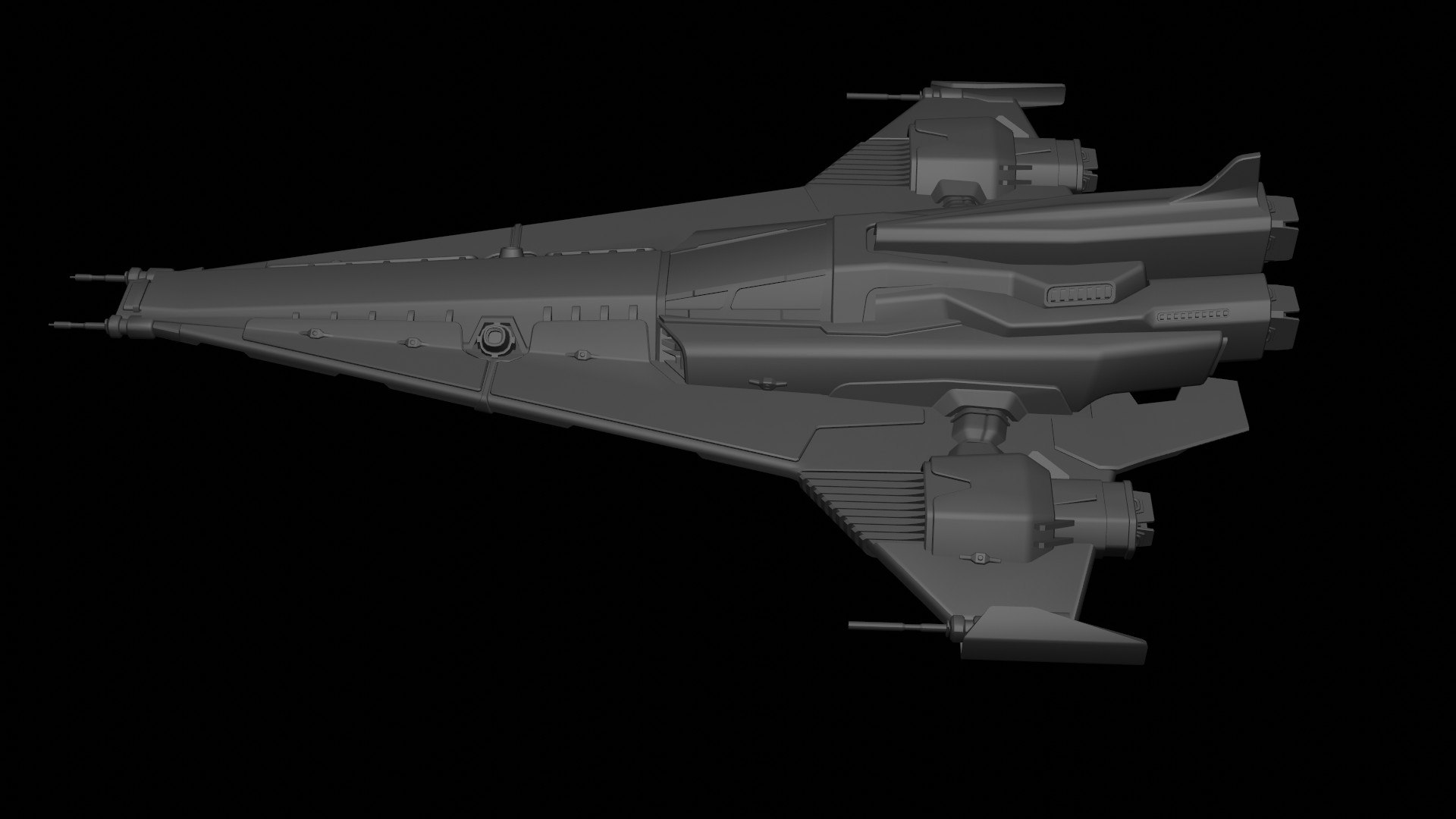 Spaceship Model - TurboSquid 1799030