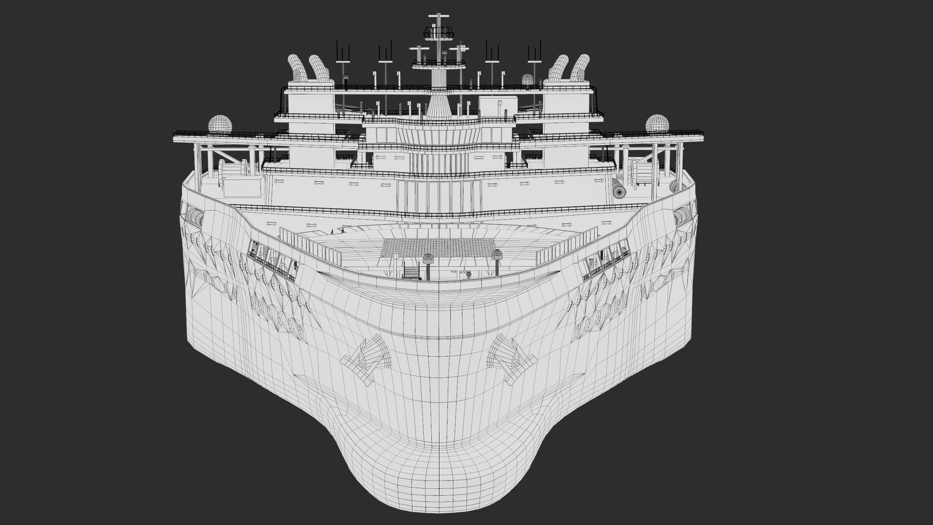 Ramform Marine Siesmic Vessel PBR 3D model - TurboSquid 2068512