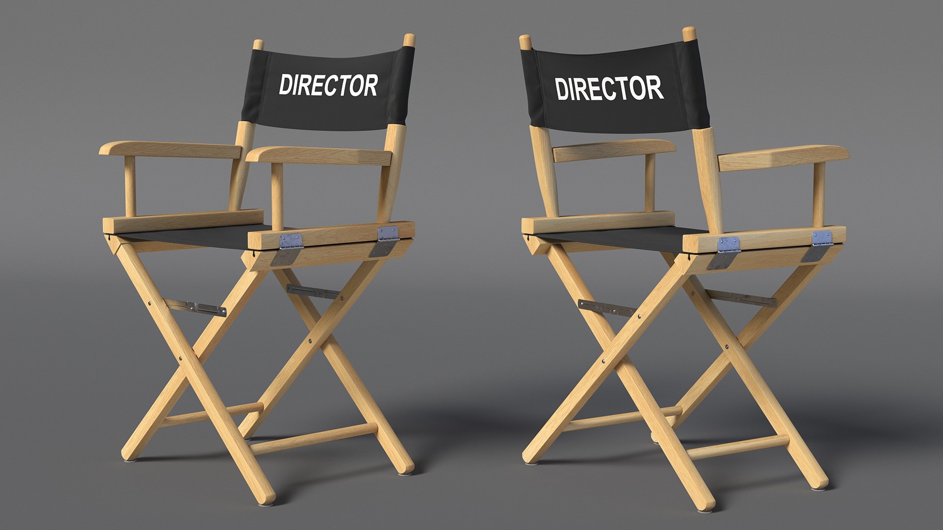 Premium Directors Chair Model - TurboSquid 2218411