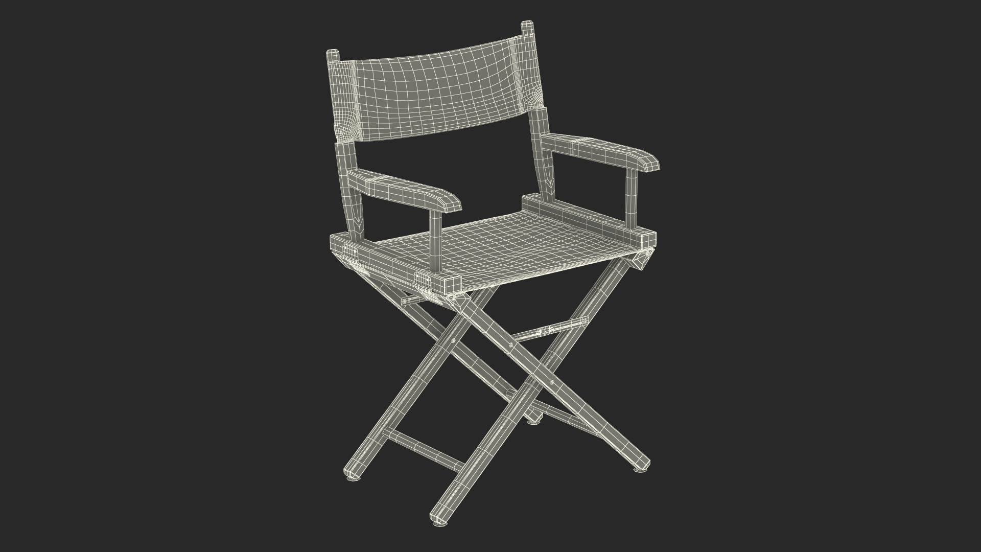 Premium Directors Chair Model - TurboSquid 2218411