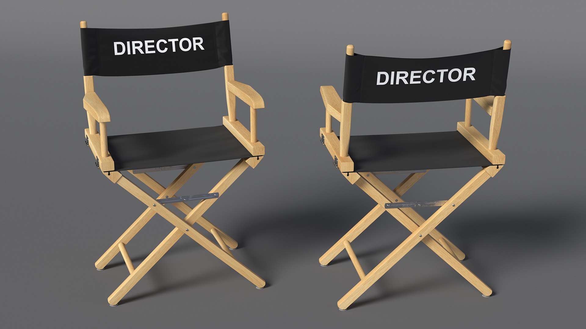 Premium Directors Chair Model - TurboSquid 2218411
