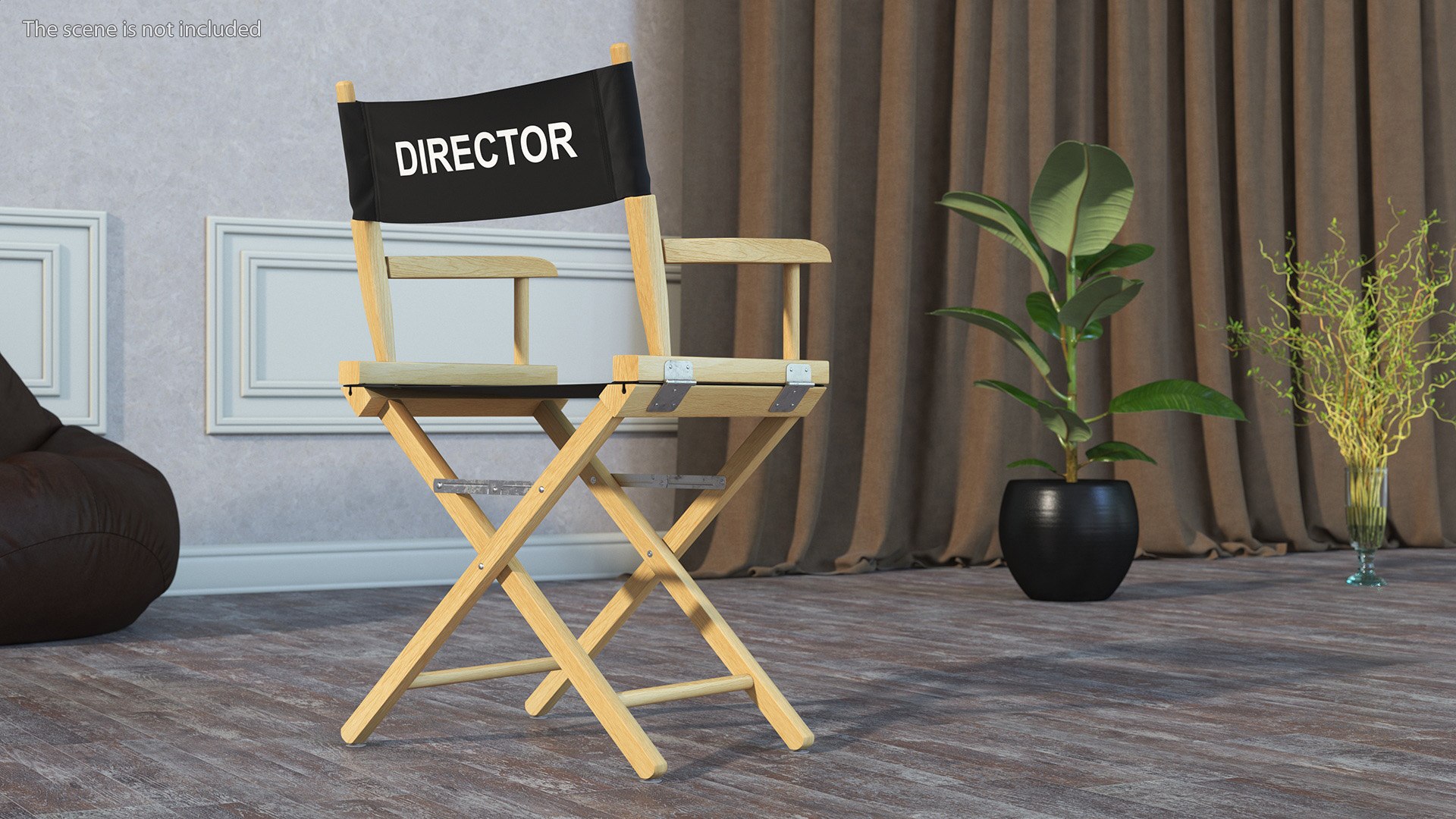 Premium Directors Chair Model - TurboSquid 2218411