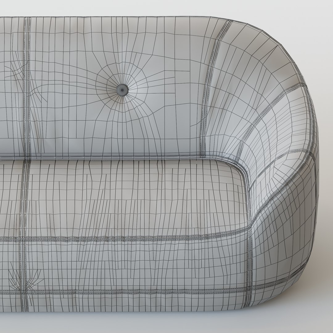 Natuzzi Furrow 3D Model - TurboSquid 1662095