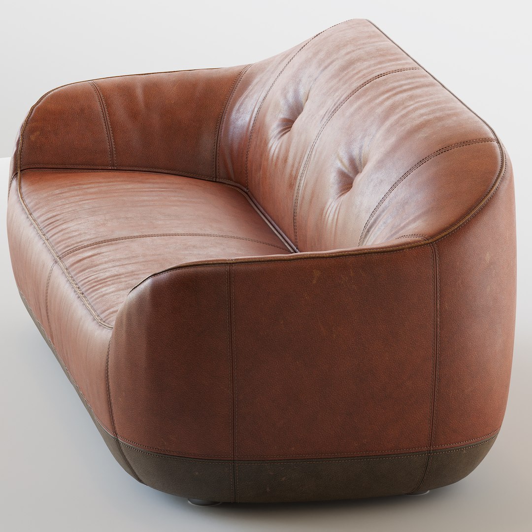 Natuzzi Furrow 3D Model - TurboSquid 1662095