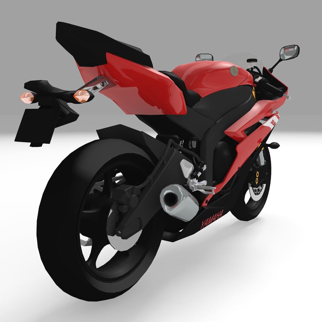 yamaha r6 3d dxf