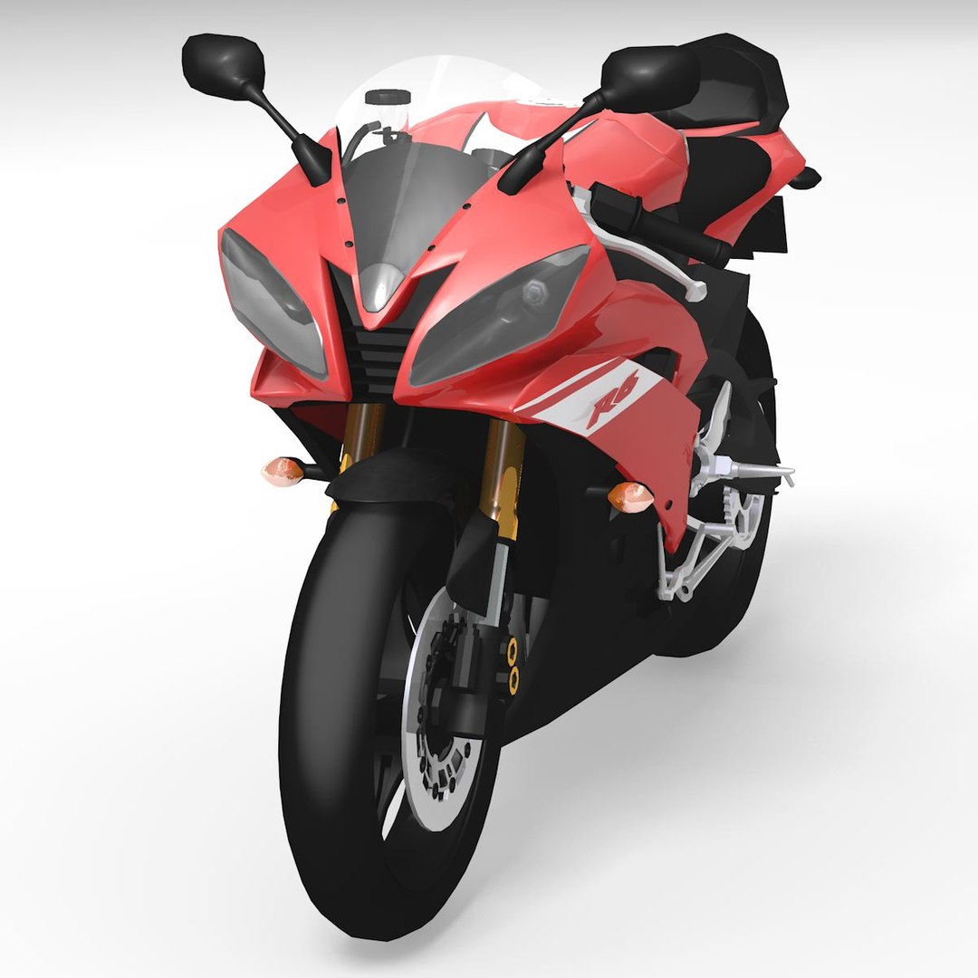 yamaha r6 3d dxf