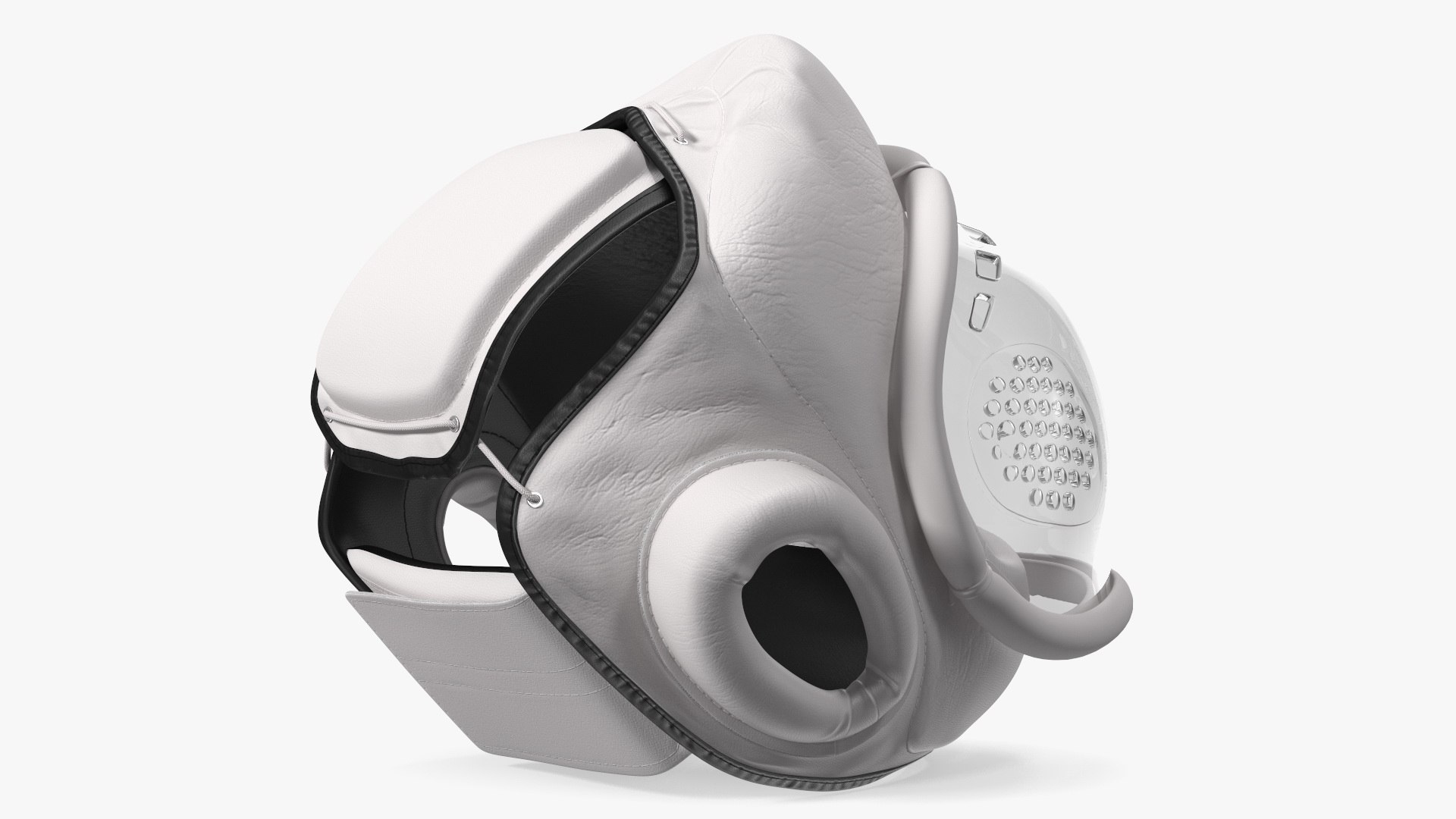 Kudo Head Guard Playwell White 3D Model - TurboSquid 2187575