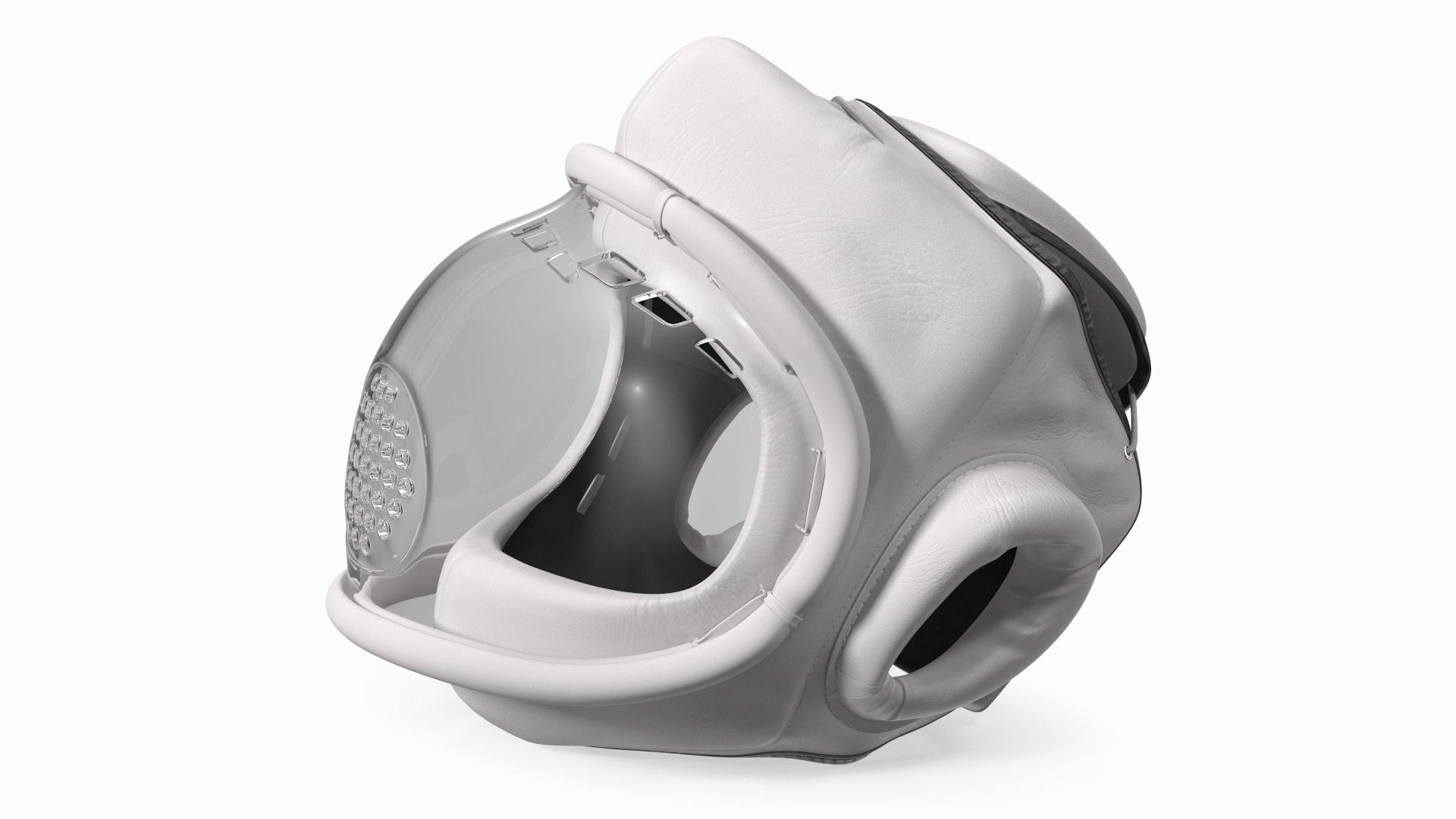 Kudo Head Guard Playwell White 3D Model - TurboSquid 2187575