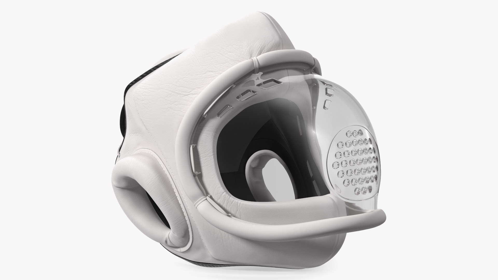 Kudo Head Guard Playwell White 3D Model - TurboSquid 2187575