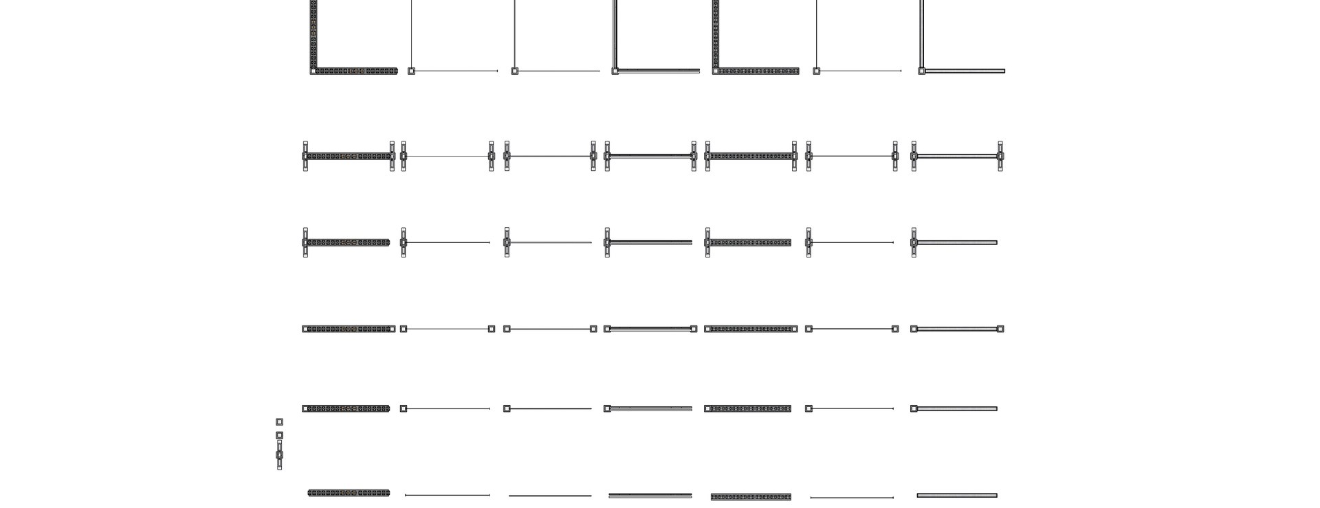 3D Model Sci-fi Fence Collection - TurboSquid 1800552