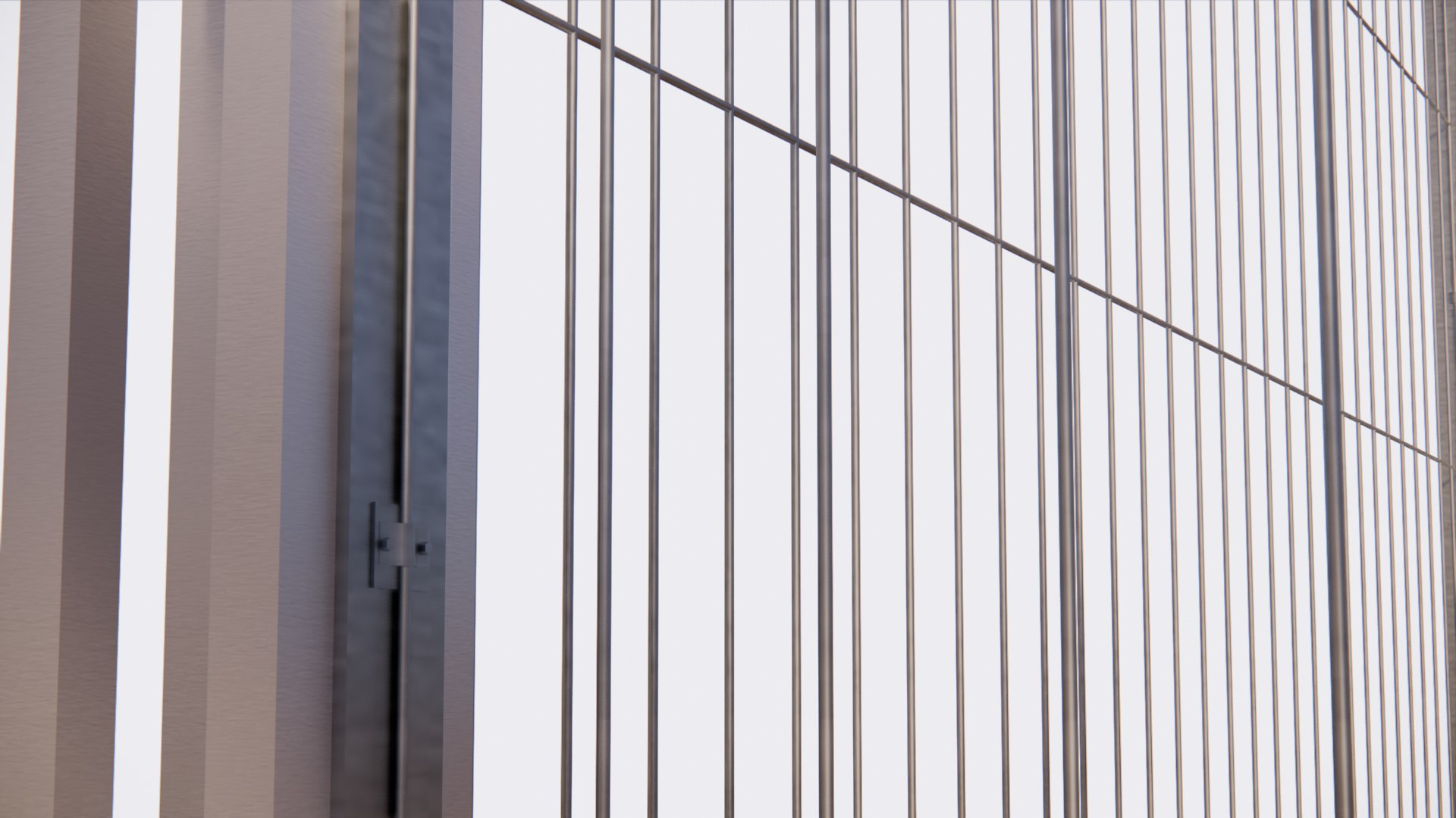 3D Model Sci-fi Fence Collection - TurboSquid 1800552