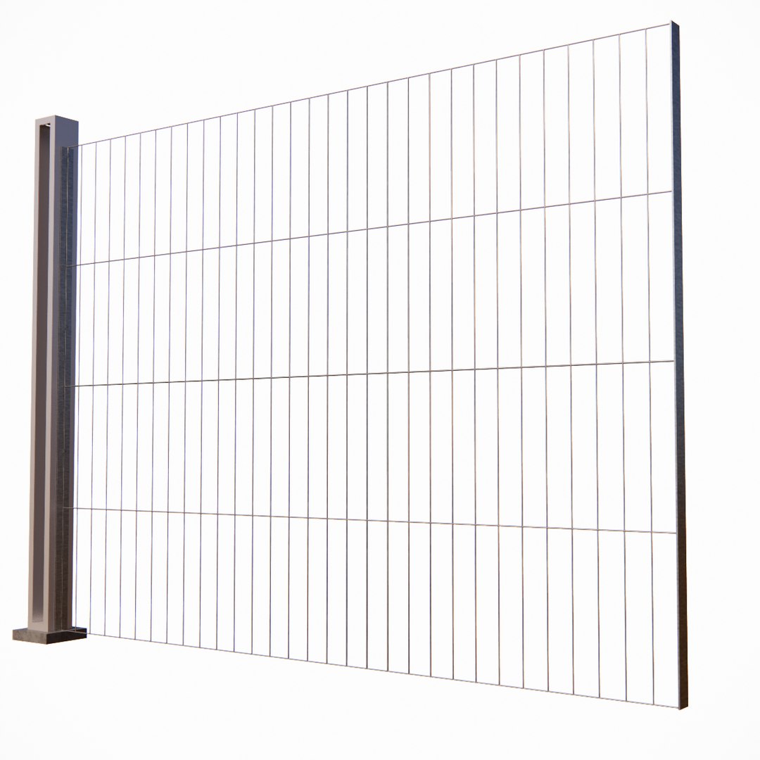 3D Model Sci-fi Fence Collection - TurboSquid 1800552