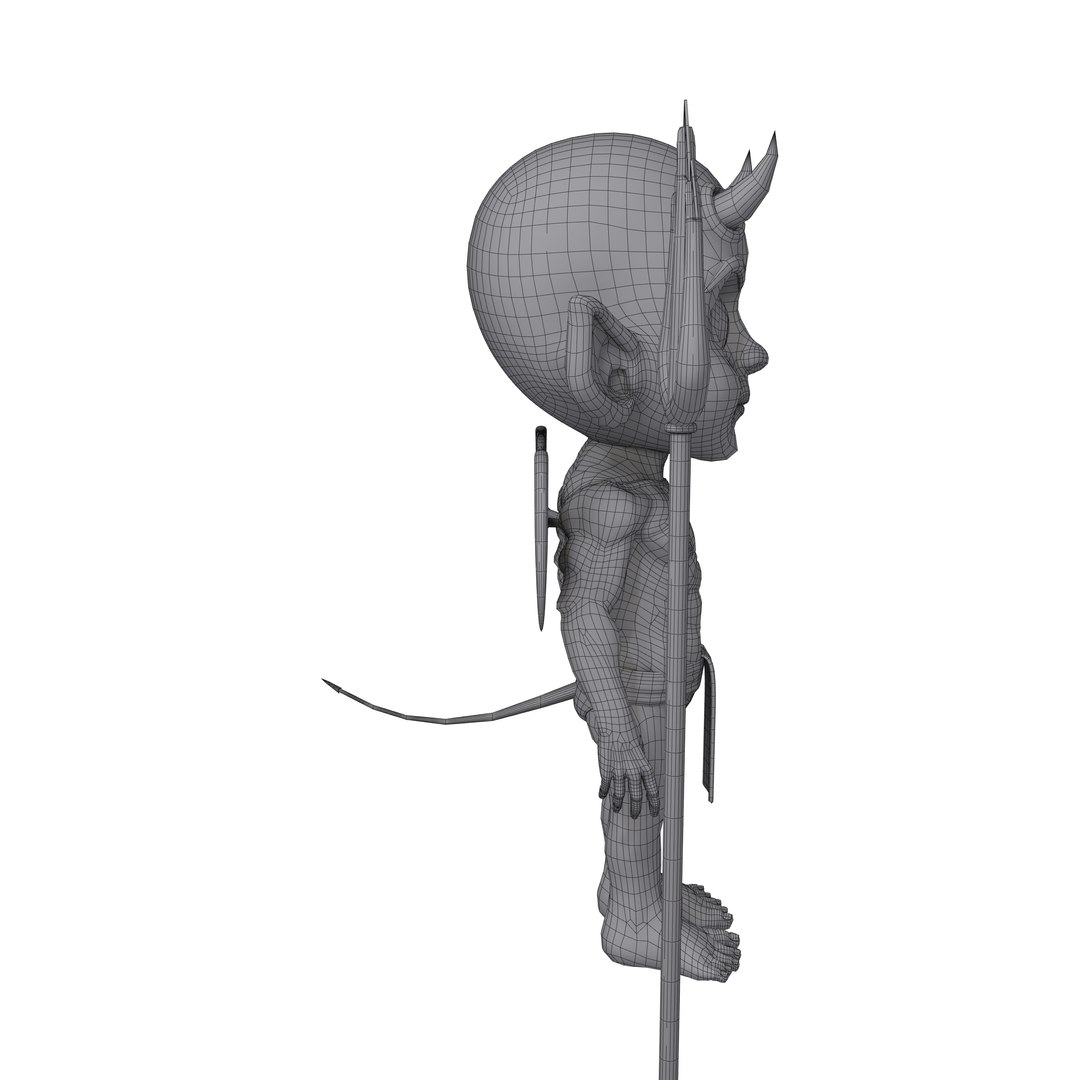 Cartoon Devil Model - TurboSquid 1533622