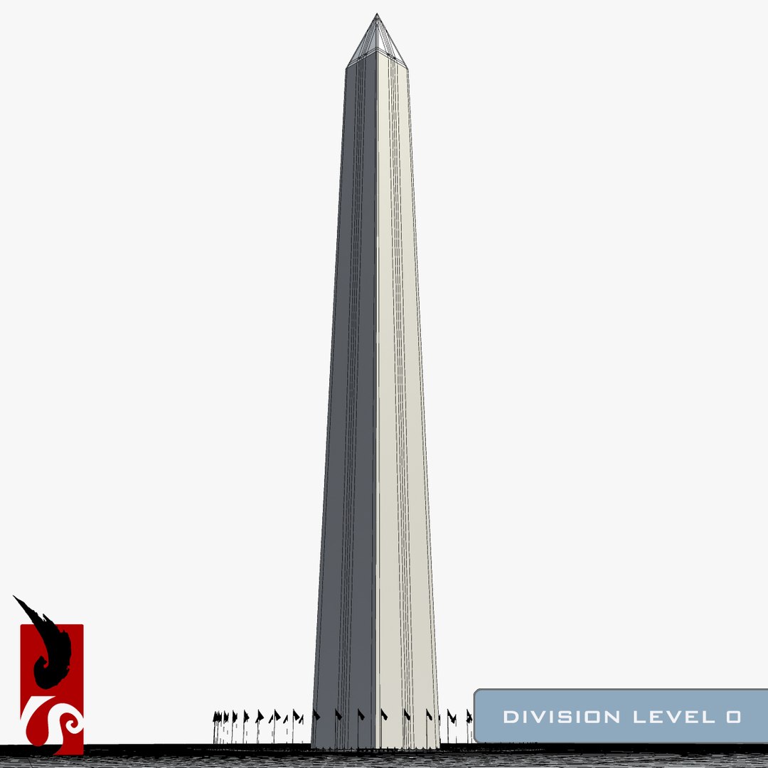 3d Model Washington Monument - D