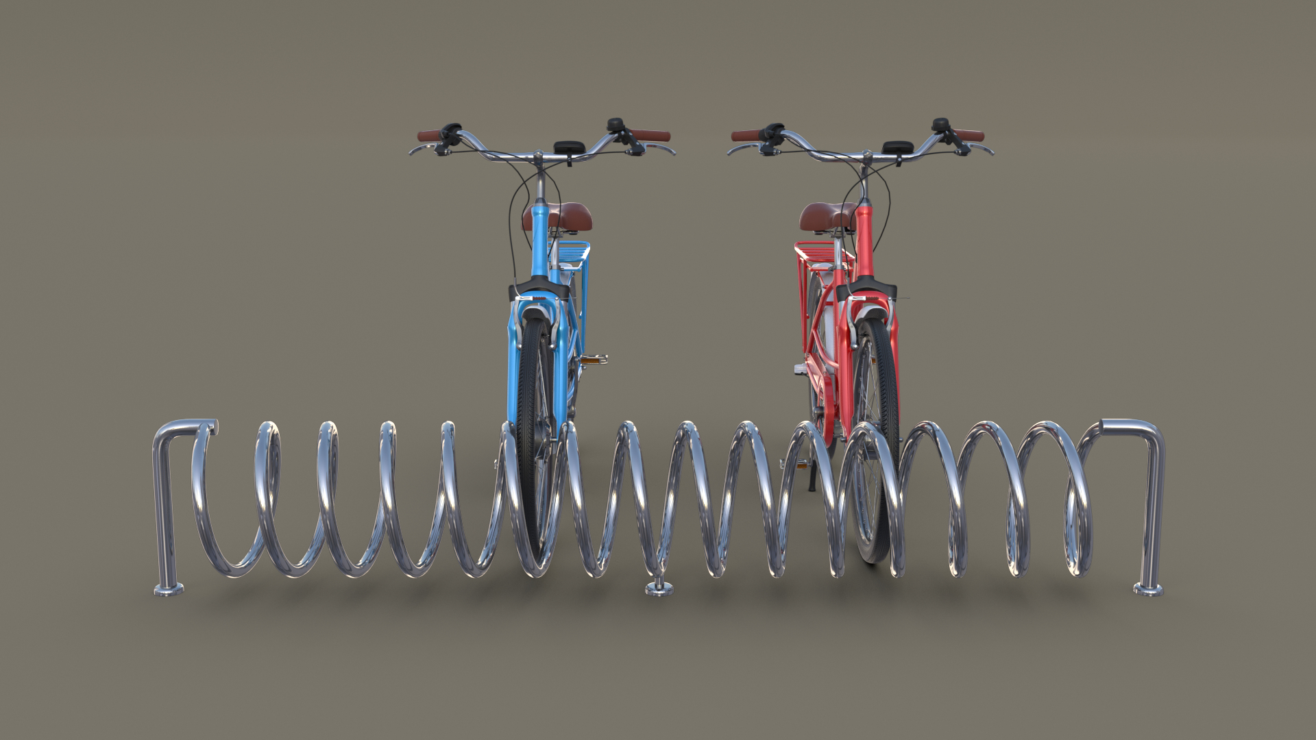 3D Spiral Bike Stand Model - TurboSquid 1395469