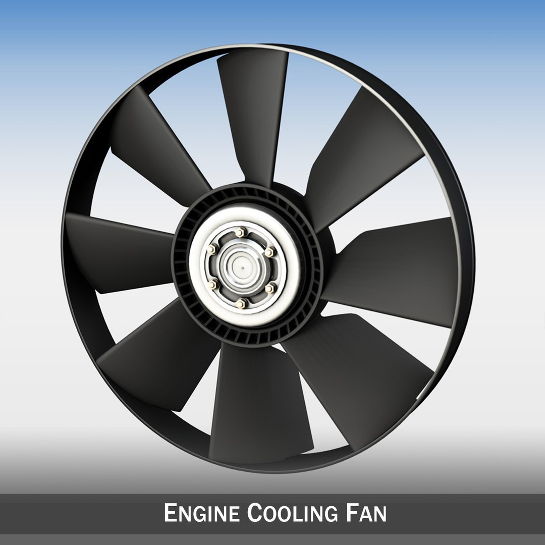 Engine Cooling Fan 3ds