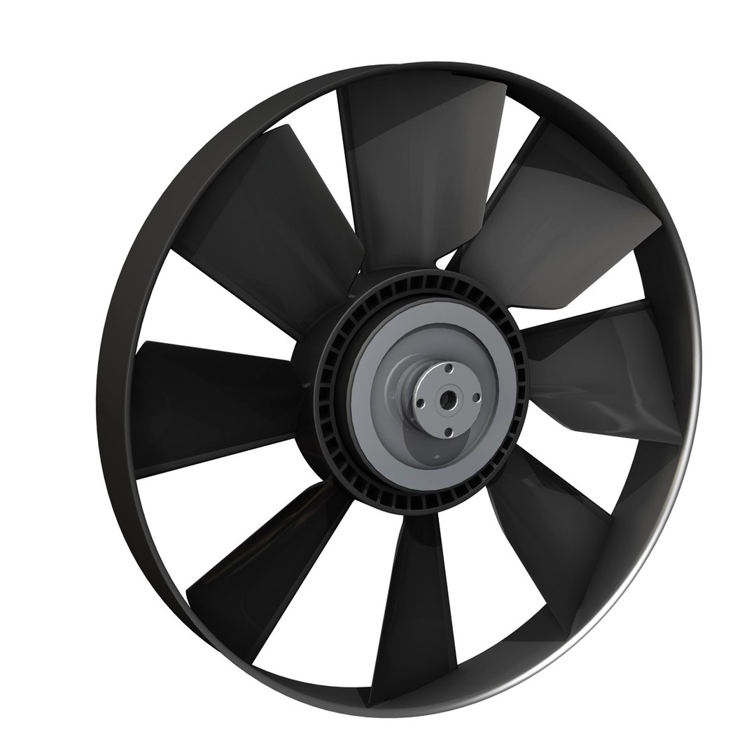 Engine Cooling Fan 3ds