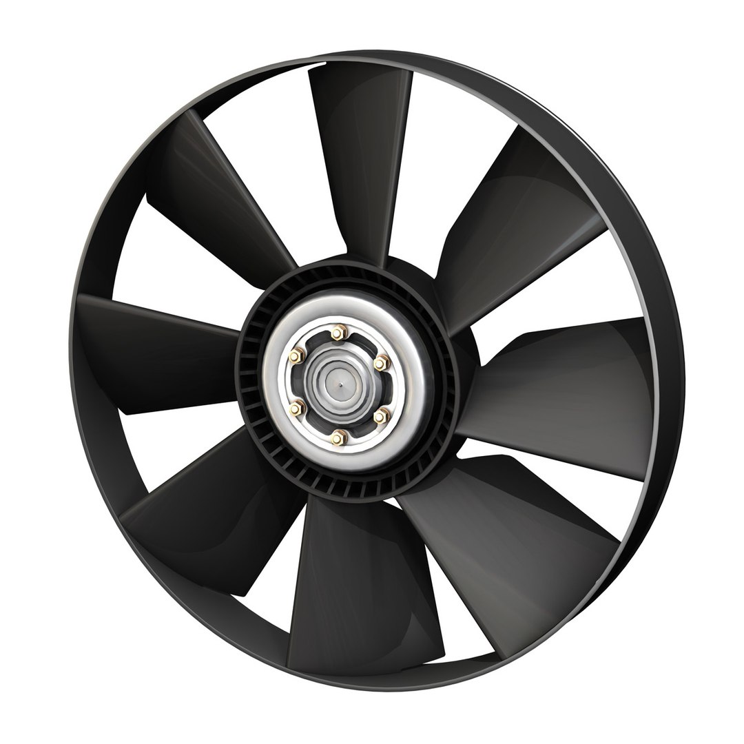 Engine Cooling Fan 3ds