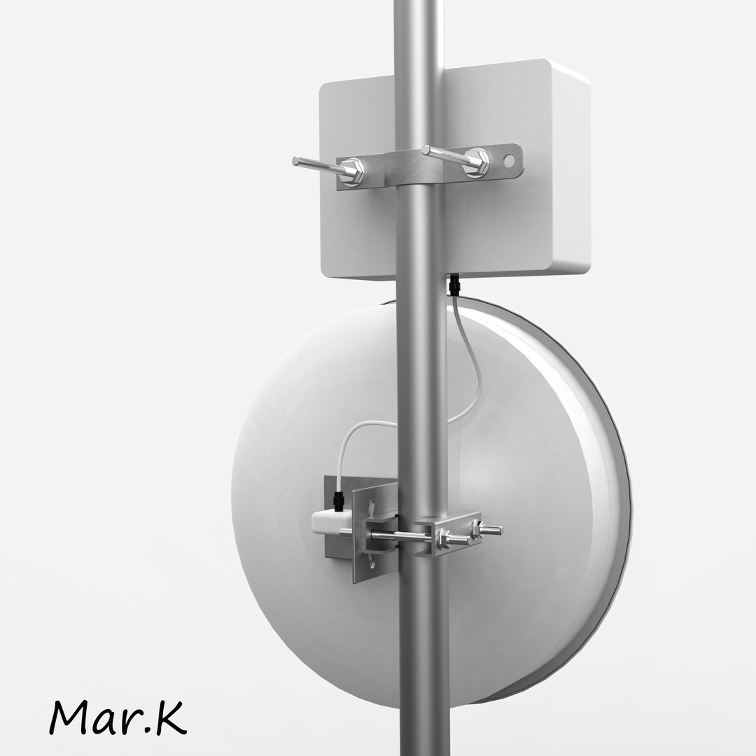 Wireless Antenna 3d Model